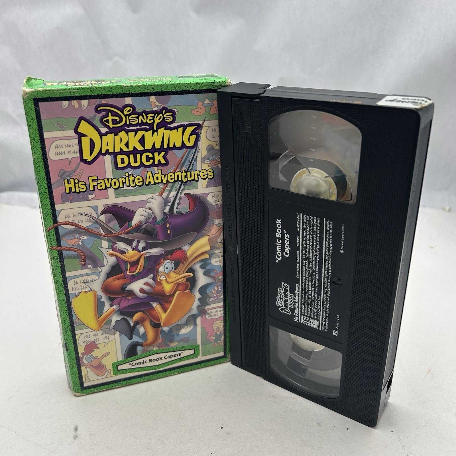 Disney's Darkwing Duck His Favorite Adventures Comic Book Capers VHS ...