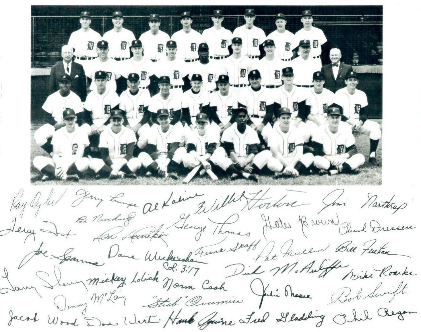 1965 DETROIT TIGERS 8X10 TEAM PHOTO BASEBALL MLB PICTURE - Baseball-MLB