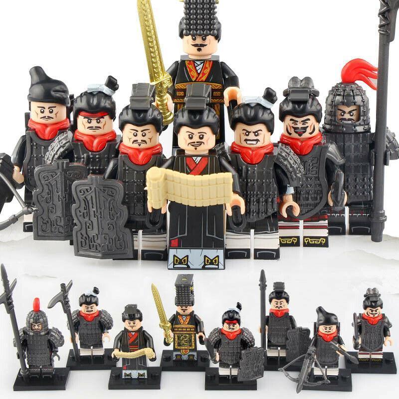 8Pcs/set Ancient China Qin Dynasty The Qin Empire Army Soldiers ...