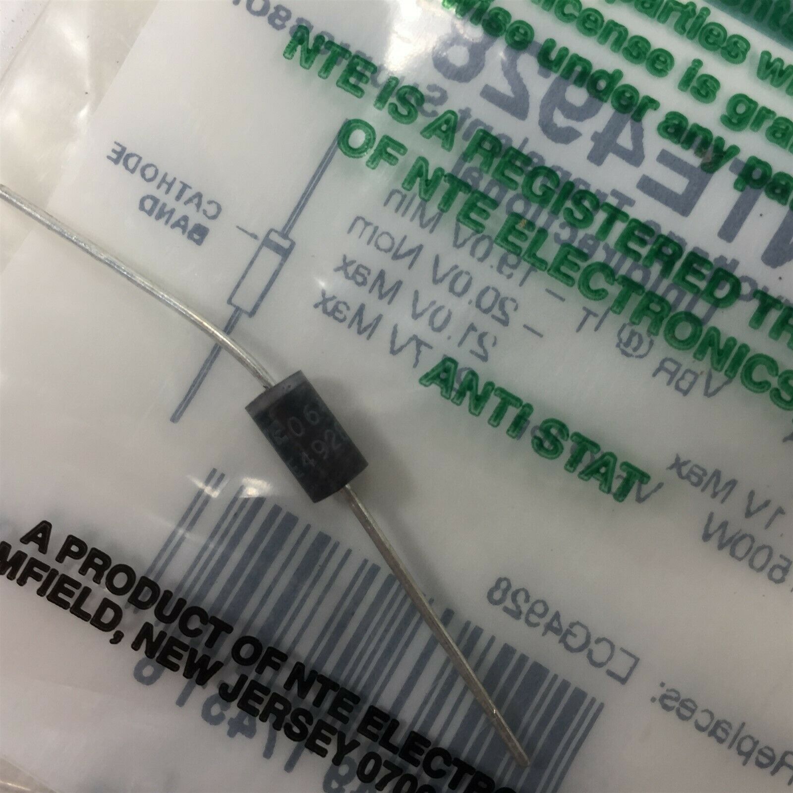 (5) NTE4928 Surge Clamping Overvoltage Transient Suppressor ...