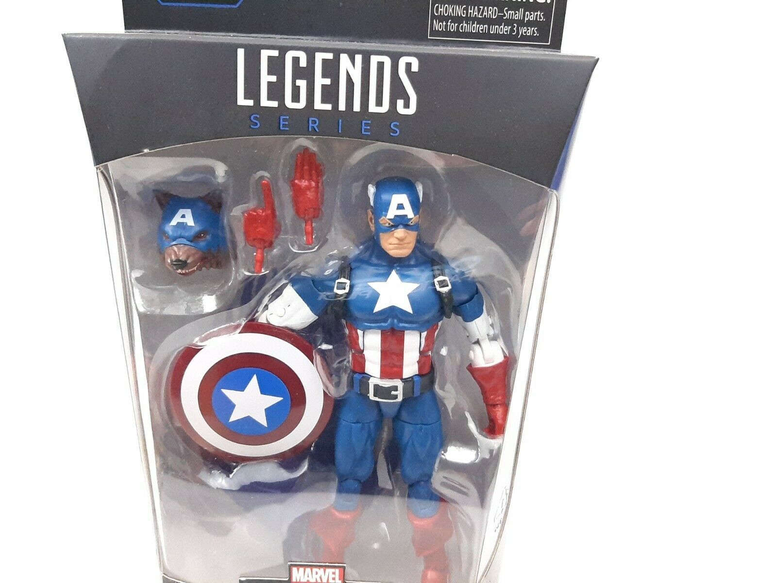 Marvel Legends CAPTAIN AMERICA/CAPWOLF ACTION FIGURE Red Skull Series ...