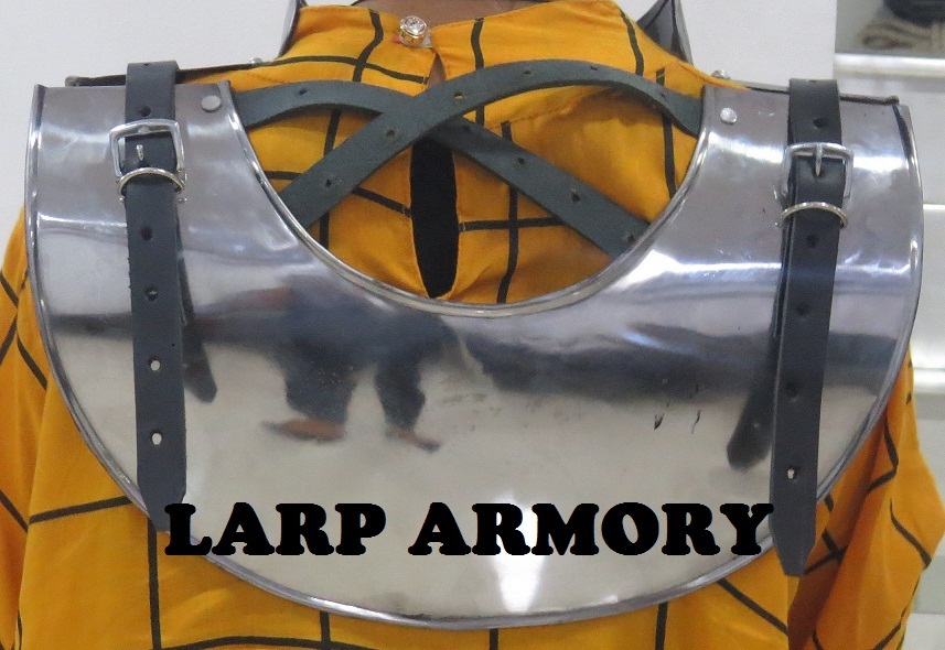 NauticalMart Larp Fantasy Medieval Steel Armour Gorget SCA Reenactment ...