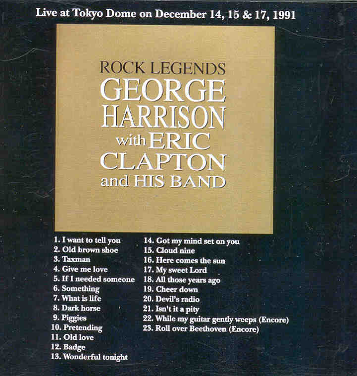 Eric Clapton - Tokyo Three Days ( W/ George Harrison ) ( 6 CD SET ...