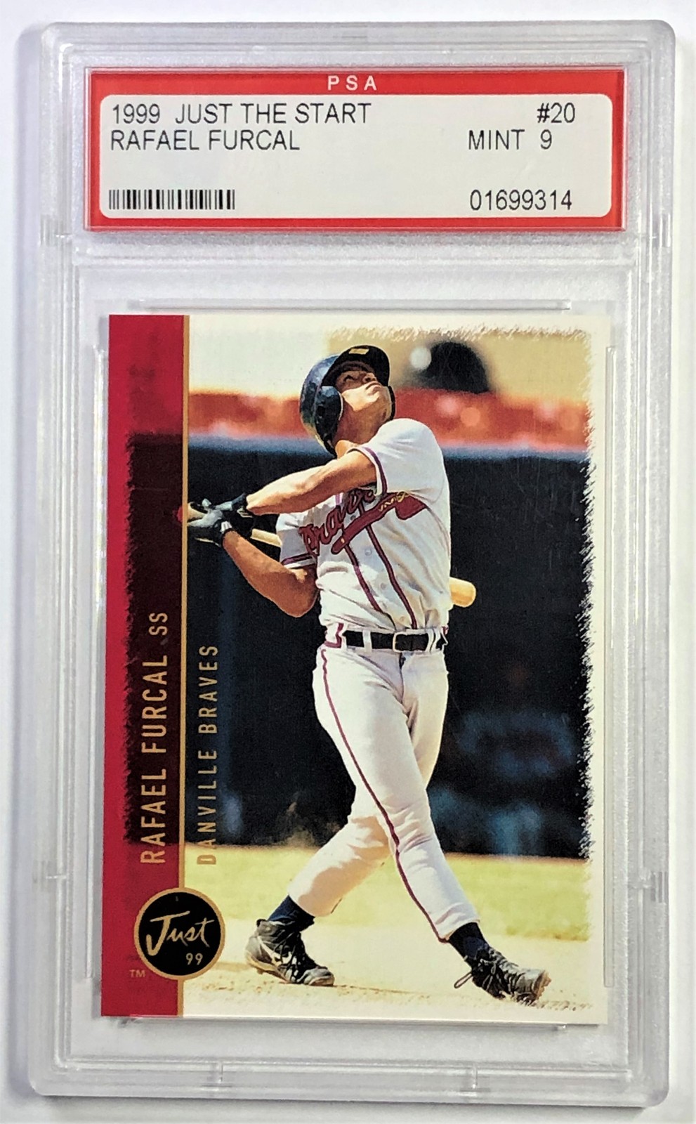 1999 Just Memorabilia RAFAEL FURCAL MINT 9 Rookie Card - Trading Card ...