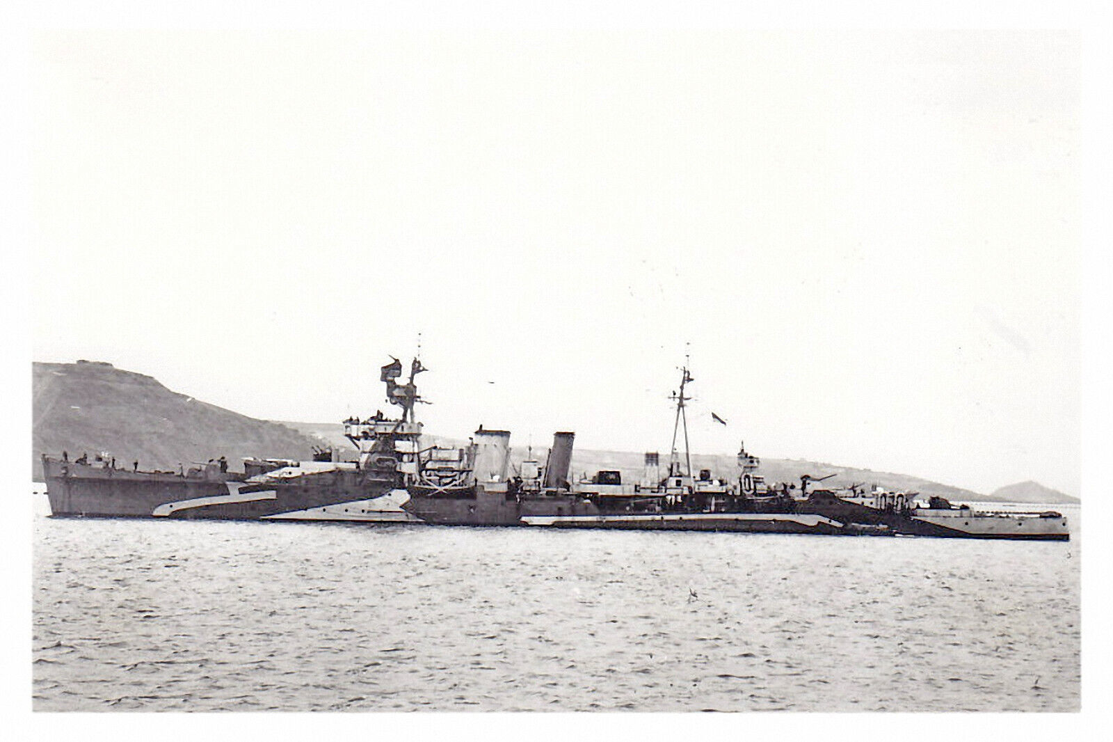 rp15820 - Royal Navy Warship - HMS Carlisle , built 1918 lost 1943 ...