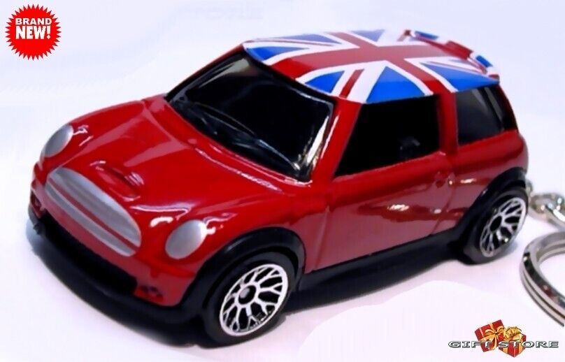 RARE KEY CHAIN RED UNION JACK UK/GB BMW MINI COOPER CUSTOM Ltd GREAT ...