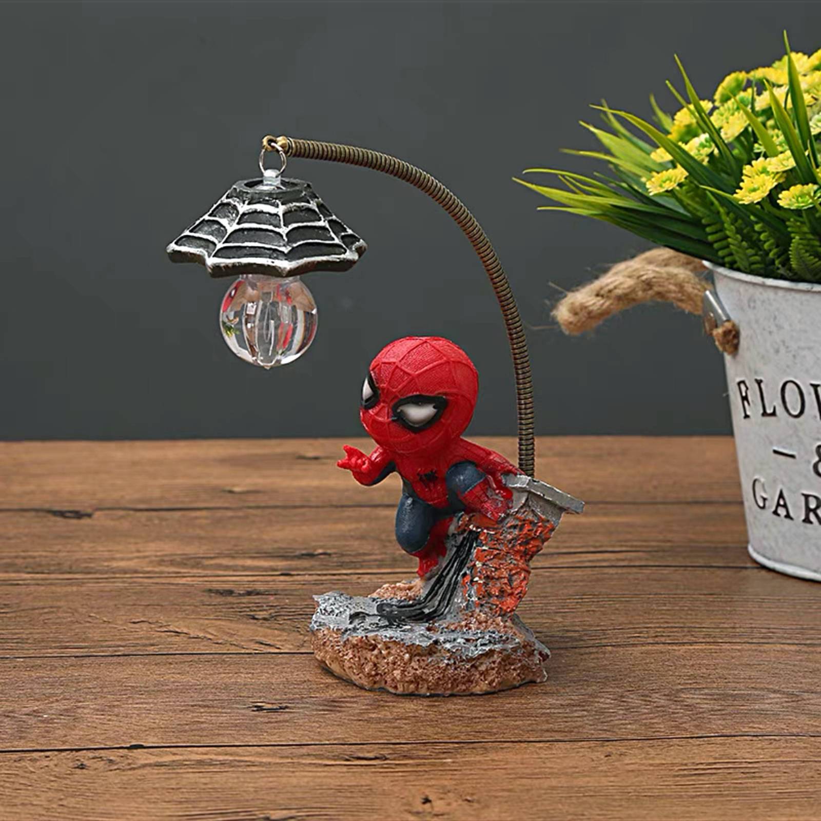 Spider man night lights, Spider-man Table Lamp, Spider-man desk lamp ...