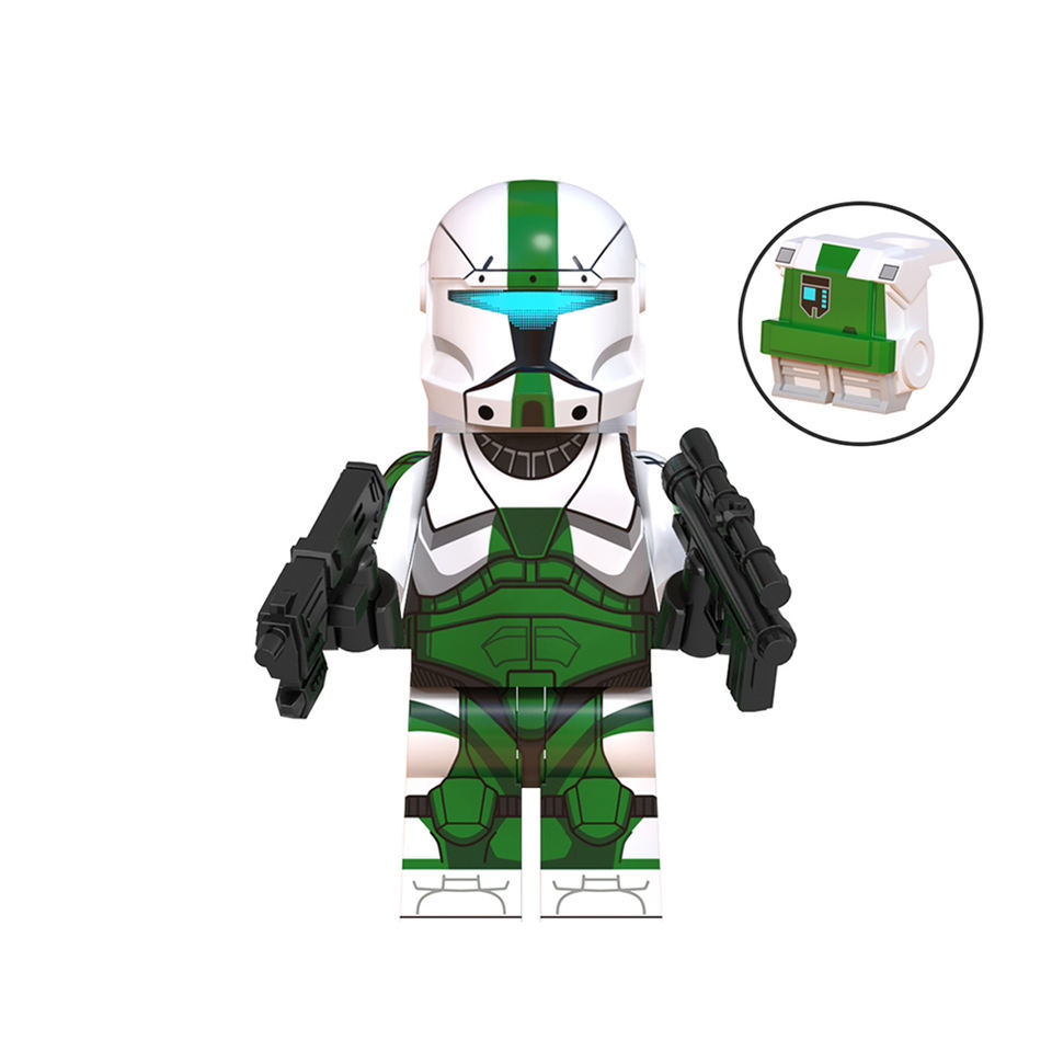 8pcs Star Wars Clone Commando Boss Fixer Sev Commander Voca Gregor ...