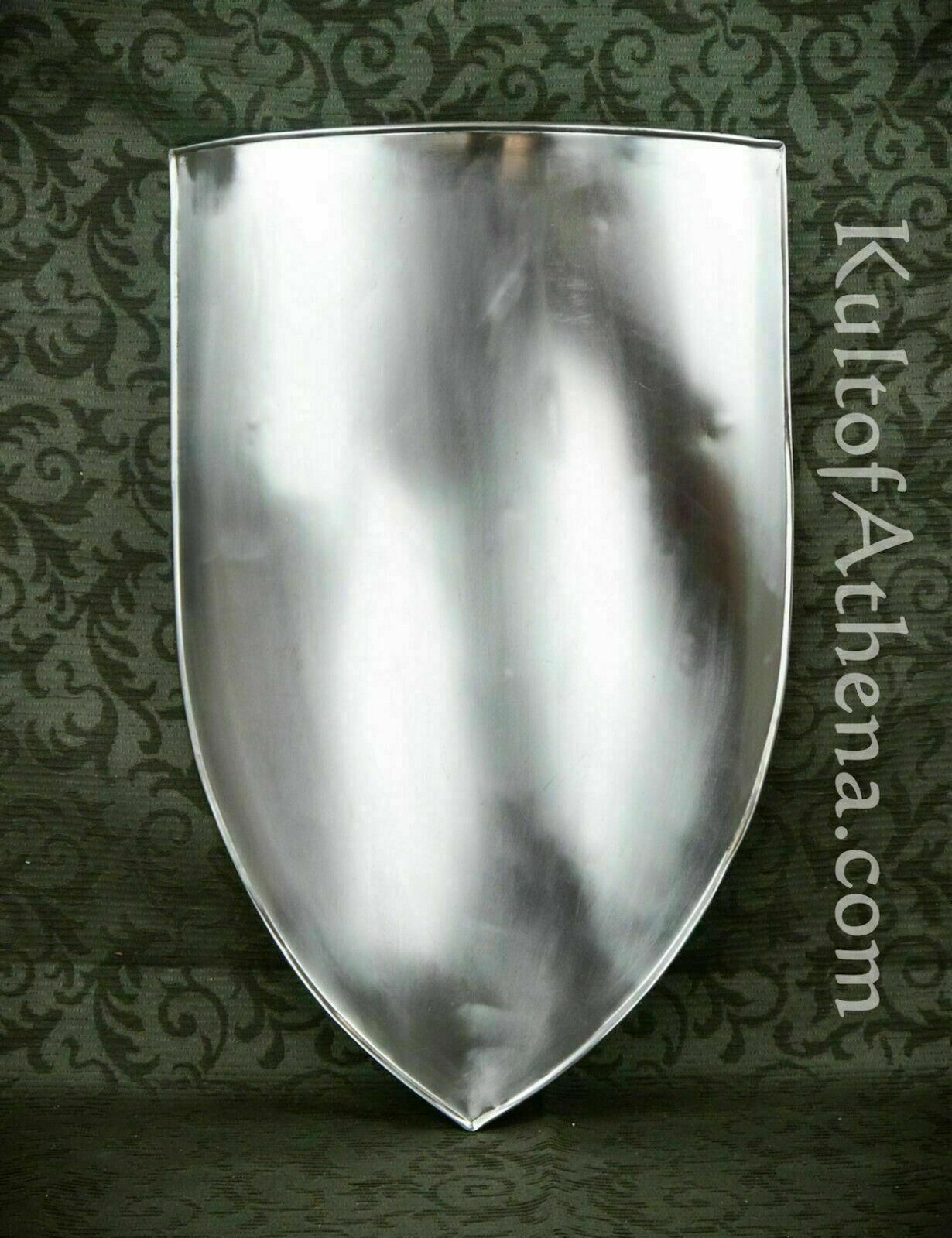 Medieval Left Handed Steel Heater Shield Blank - 18 Gauge Steel Battle ...
