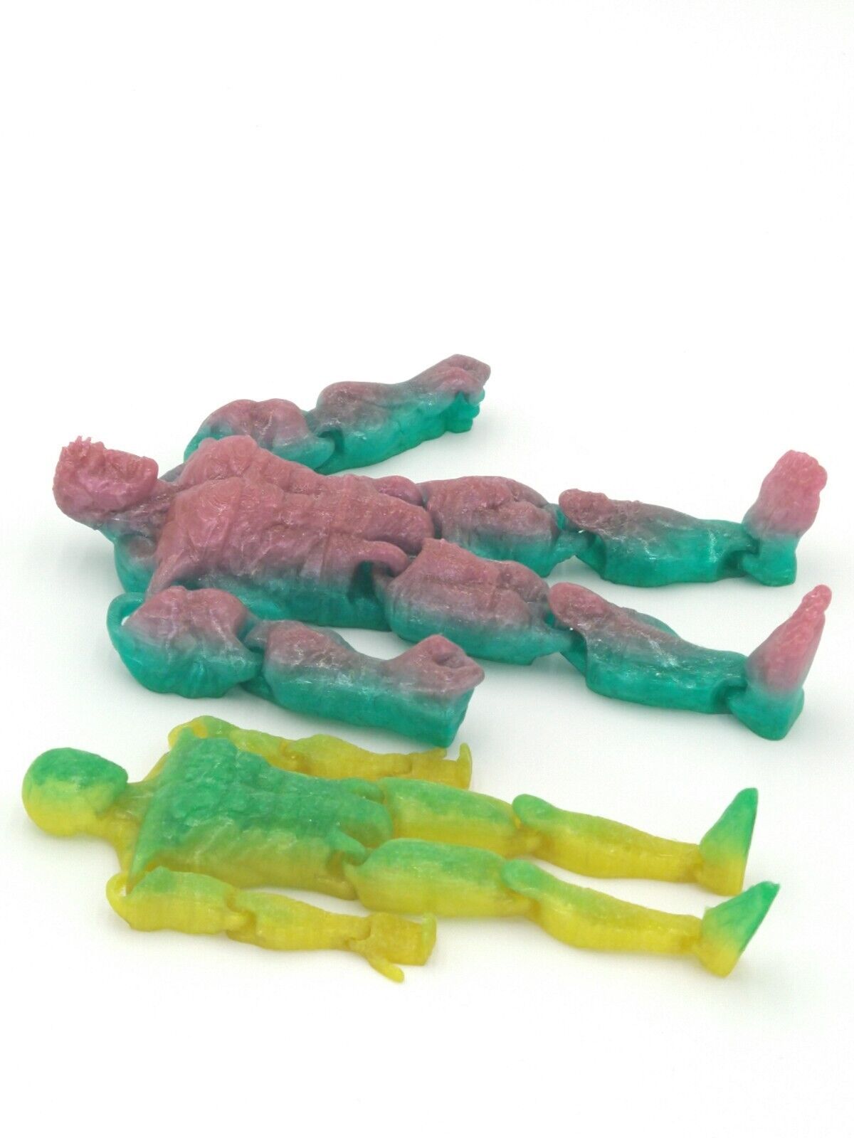 HULK & SPIDERMAN SQUISHY Figures Articulated Flexi 3D Printed Figures ...