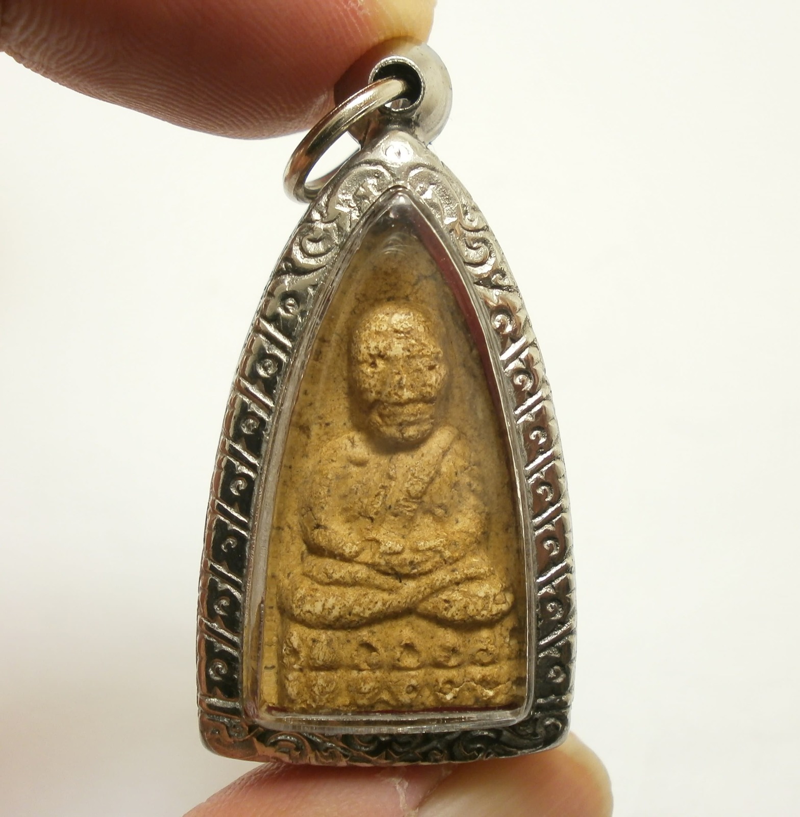 LP Tuad Thai Buddha pendant amulet luang poo Thuad Archarn Nong of Wat ...