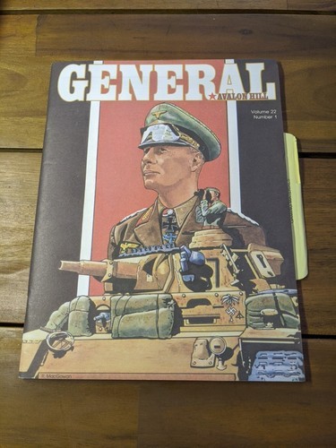 Avalon Hill The General Magazine Volume 22 Number 1 With Uncut Insert ...