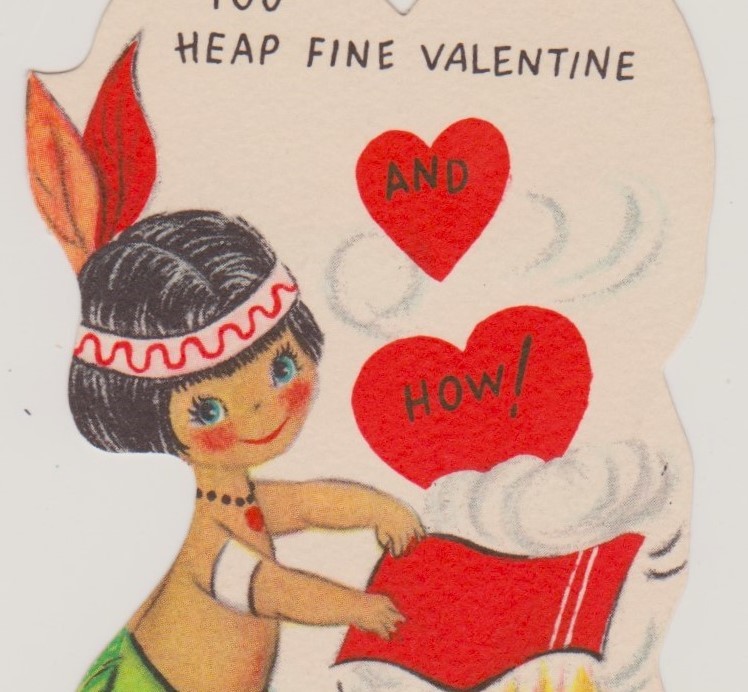 Native American Indian Makes Smoke Signal Vintage 1950's Hallmark ...