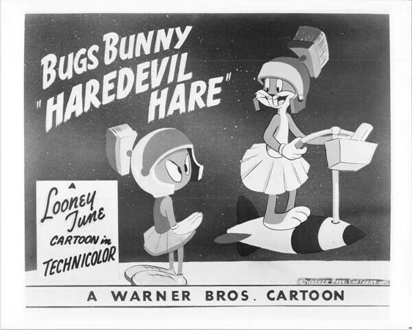 Bugs Bunny in Haredevil Hare Looney Tunes artwork 8x10 inch photo ...