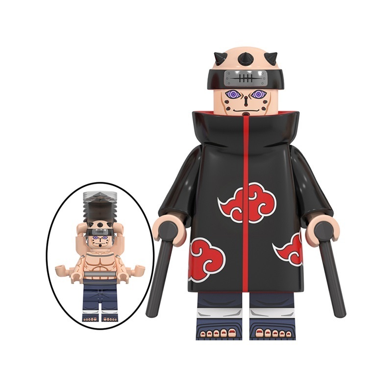 8pcs Naruto Series The Six Paths of Pain and Danzo Hanzo Mifune ...