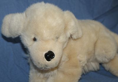 Yellow Labrador Golden Retriever Plushland Dog 13" Plush Soft Toy ...