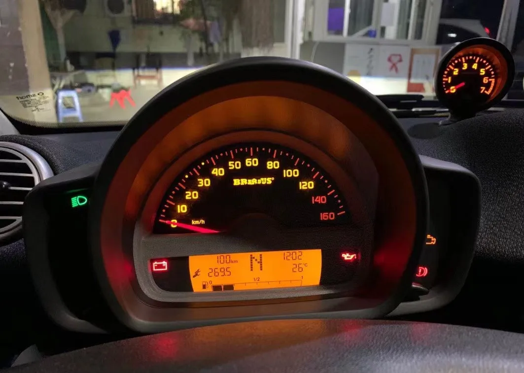 For Smart 451 bus Cluster Dials Tacho Clock Gauge Faces Dash Faceplate ...