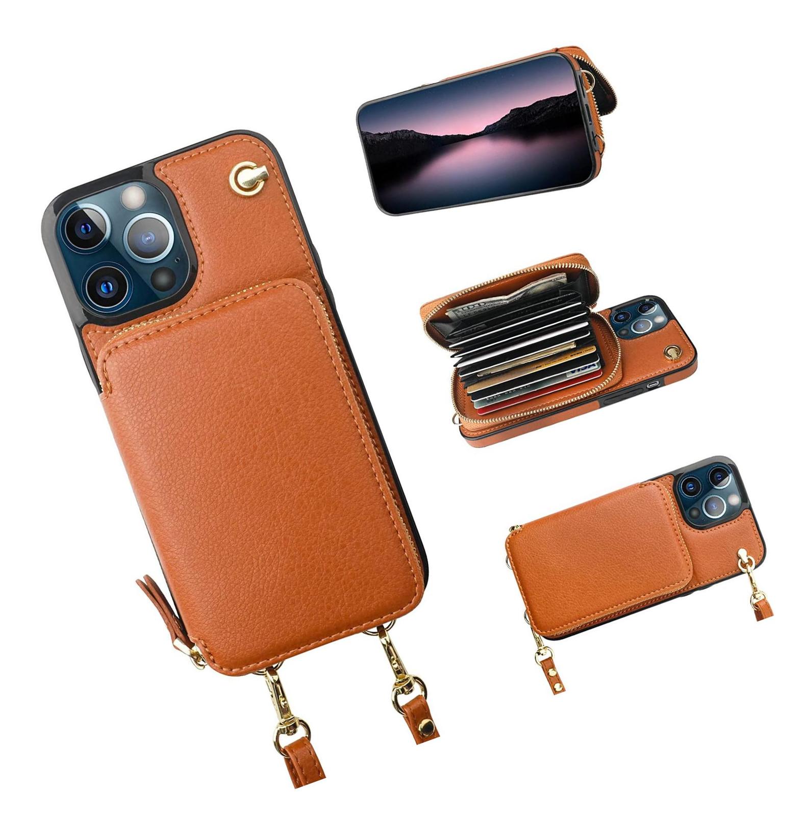 Bocasal Crossbody Wallet Case for iPhone 13 Pro, RFID Purse - Cases ...