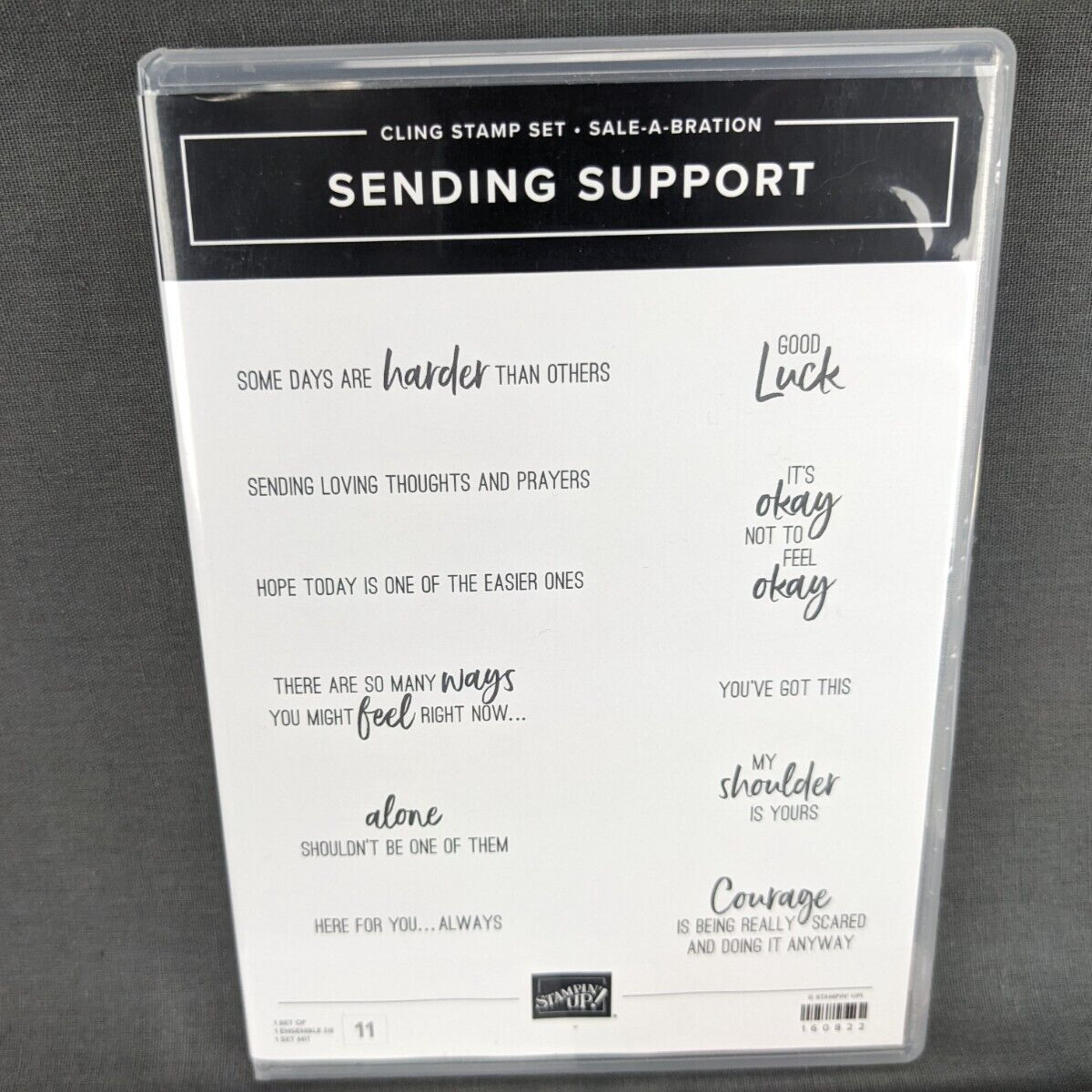Stampin’ Up! Sending Support Rubber Stamps Scrapbook Paper Craft ...