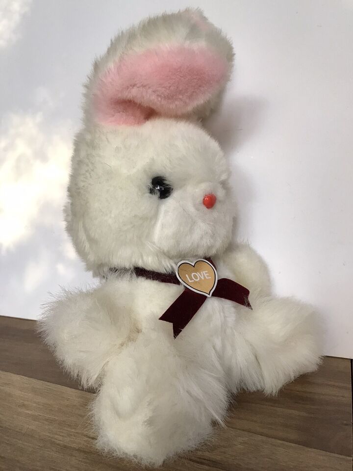 Vintage Iwaya 1983 Mumble Bunny Rabbit Plush Toy Fluffy Pet Series ...