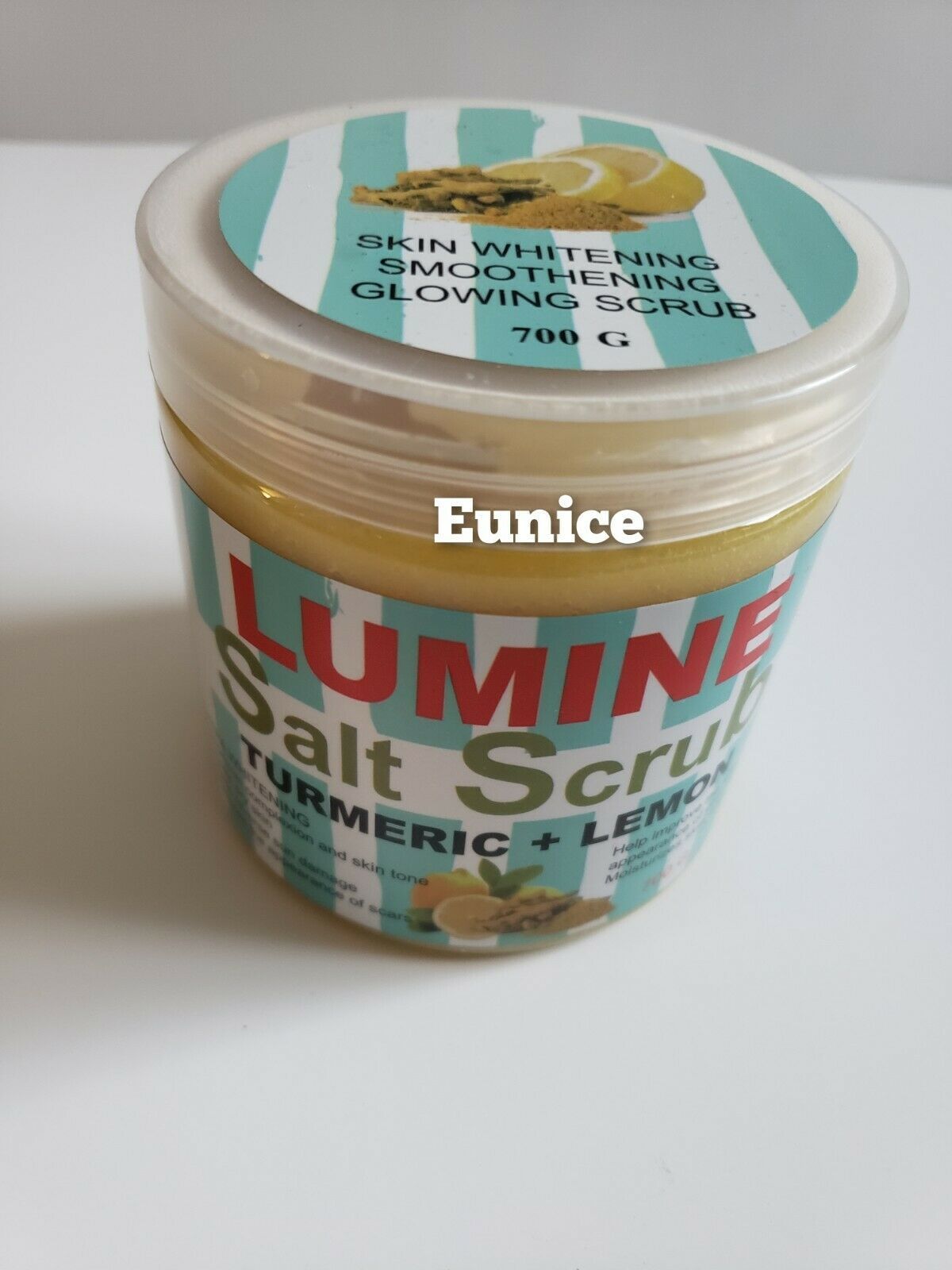 Lumine turmeric + lemon extra whitening/Smoothenin glowing salt scrub ...