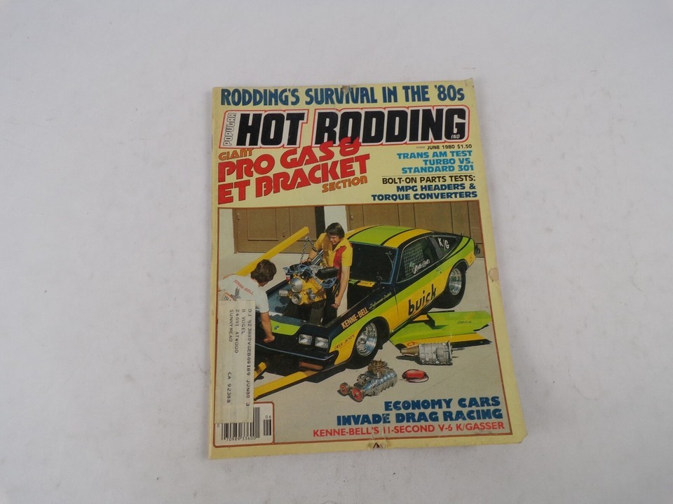 June 1980 Hot Rod Magazine Rodding's Survival In The '80s Giant Pro ...