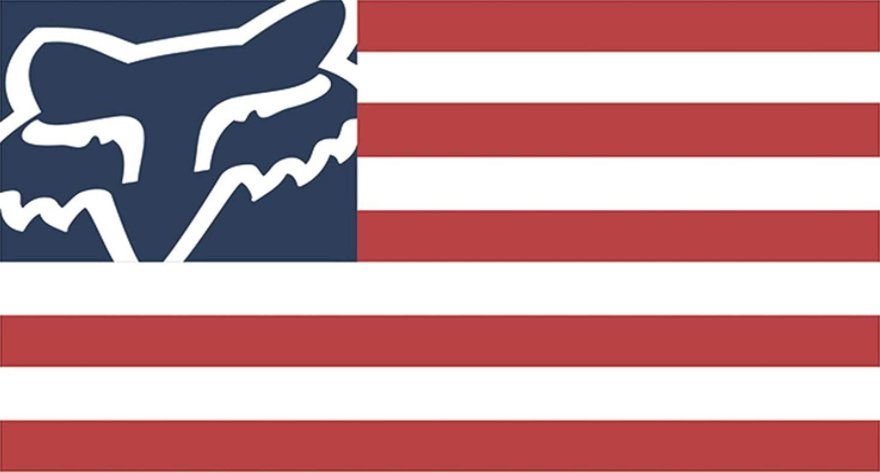 Fox Racing Flag USA 3X5 Ft Polyester Banner USA 90x150cm - Decorative