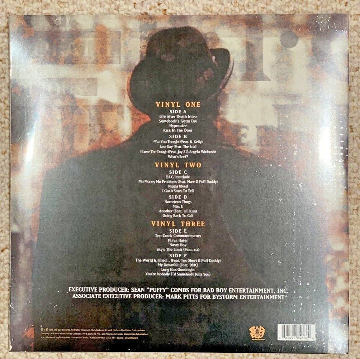 The Notorious BIG Life After Death Limited Edition Triple Silver Vinyl ...