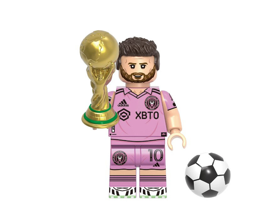 Messi Soccer Player World Cup V2 Toy Minifigure US Seller - LEGO (R ...