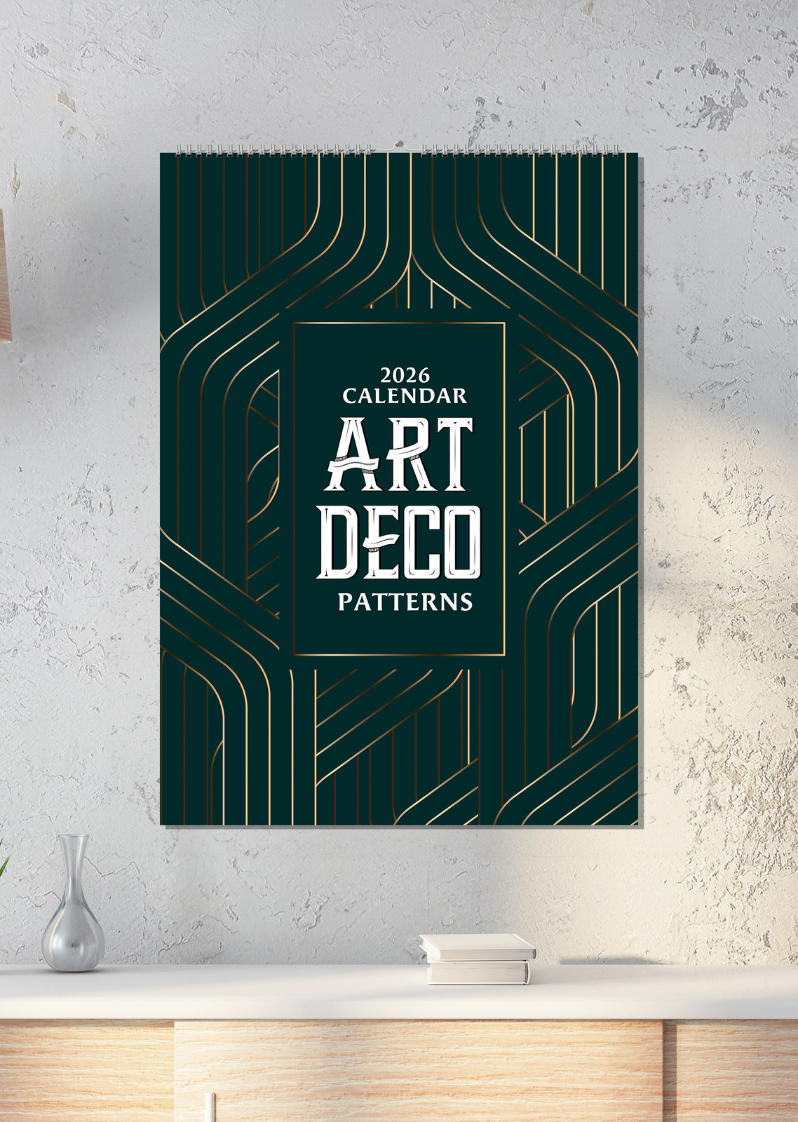 Art Deco Calendar 2026 - Current Year, Next Year