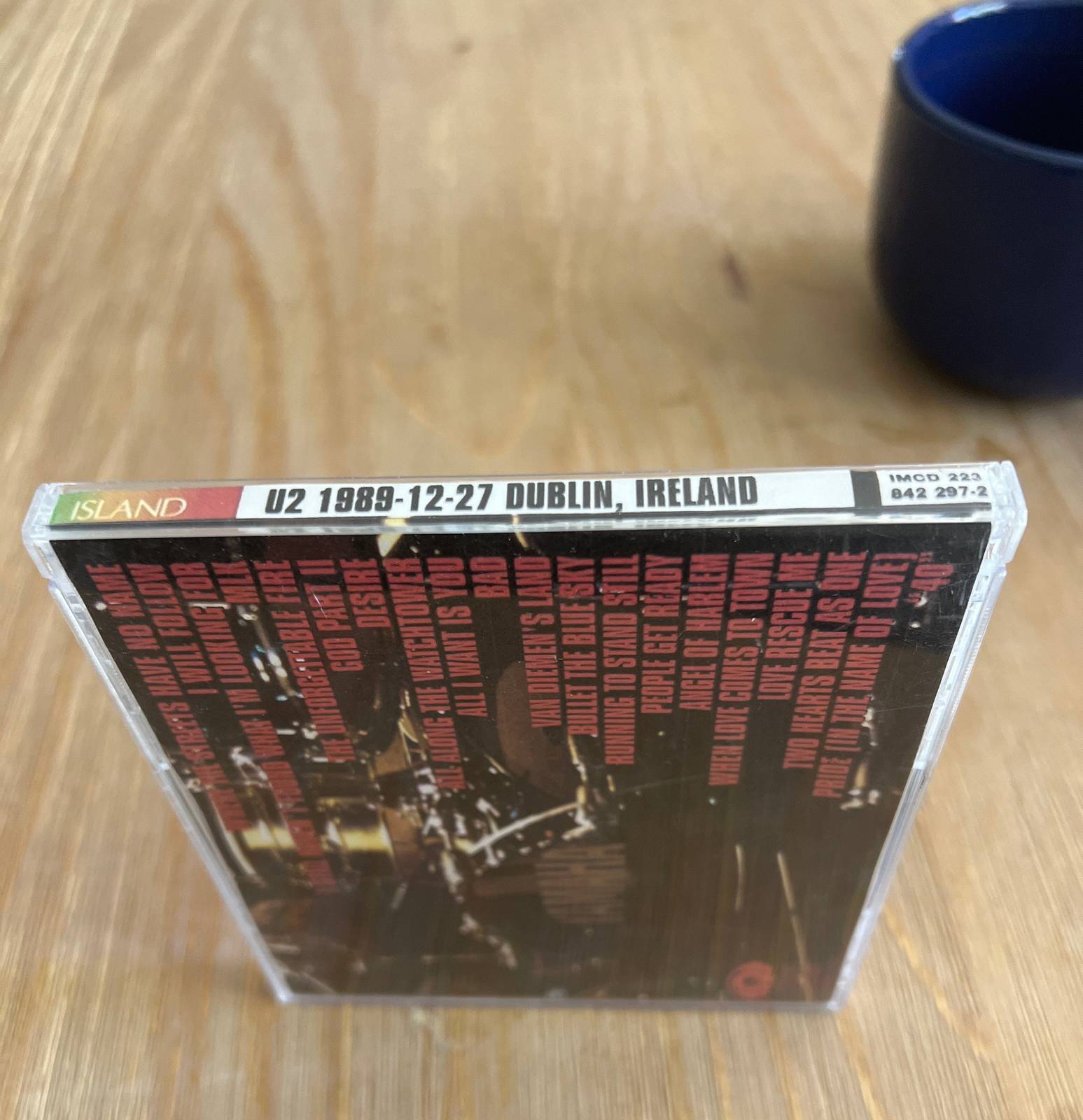 U2 Live FM Broadcast on 12/27/89 (2 CD Set) Rare and Very Good Audio ...