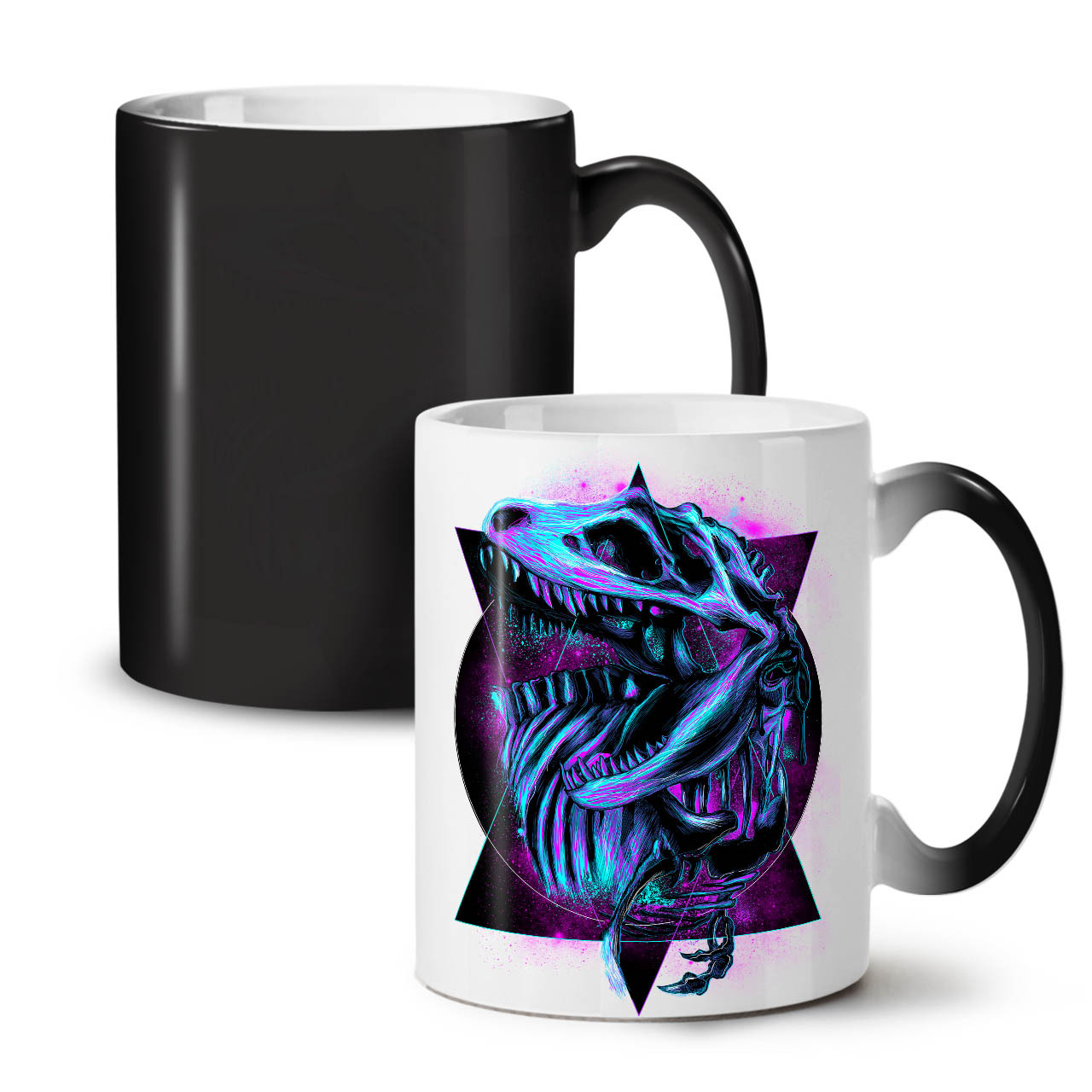 TRex Raptor Dinosaur NEW Colour Changing Tea Coffee Mug 11 oz ...