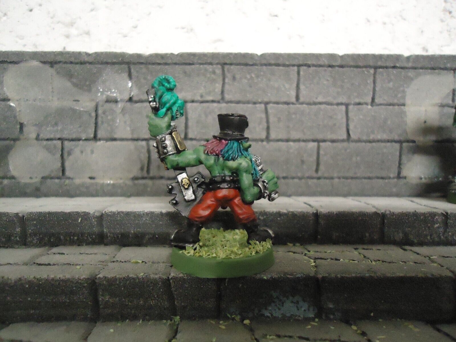 rogue trader ork goff rockers x3 metal warhammer 40k painted citadel ...