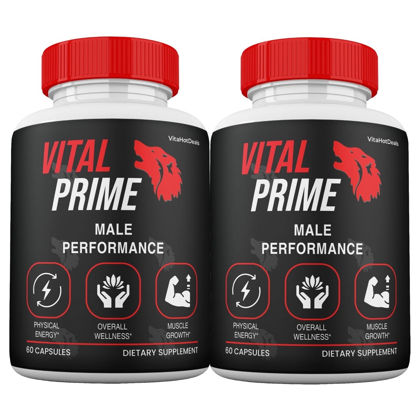 Vital Prime Capsules for Men Daily Male Support Maximum Strength ...