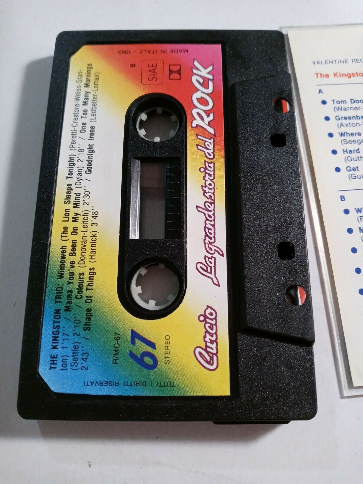 The Kingston Trio La Grande Storia Del Rock 67 Cassette 1983 RARE ...