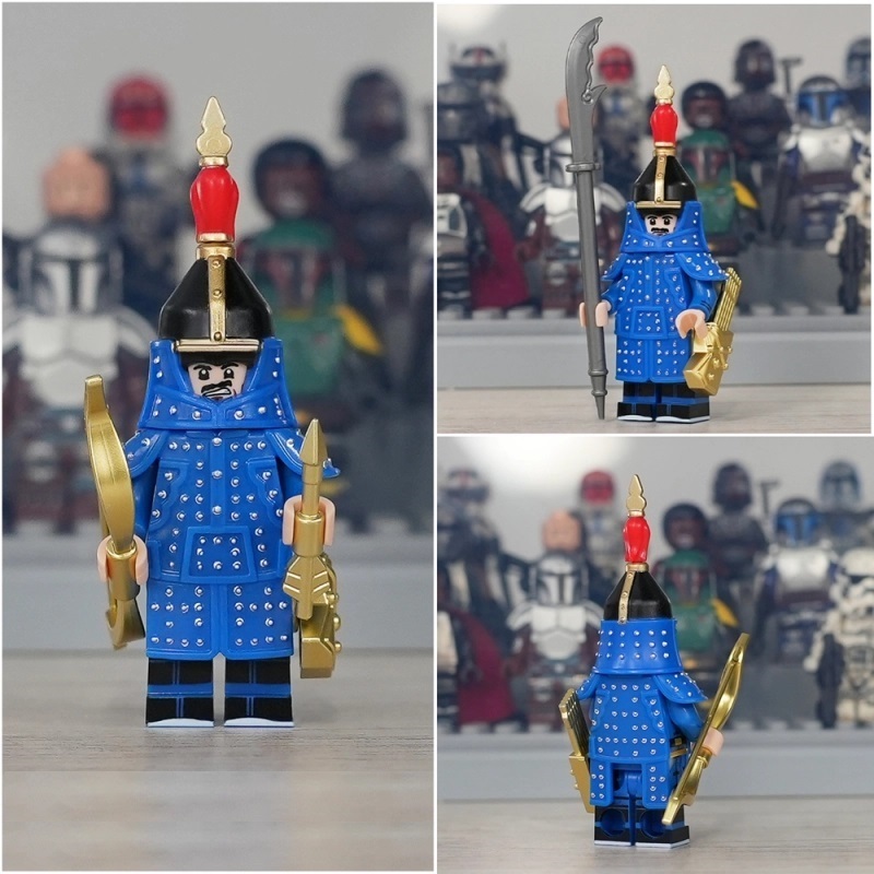 8pcs The Eight Banners The Qing Dynasty Army Soldiers Minifigures Set ...