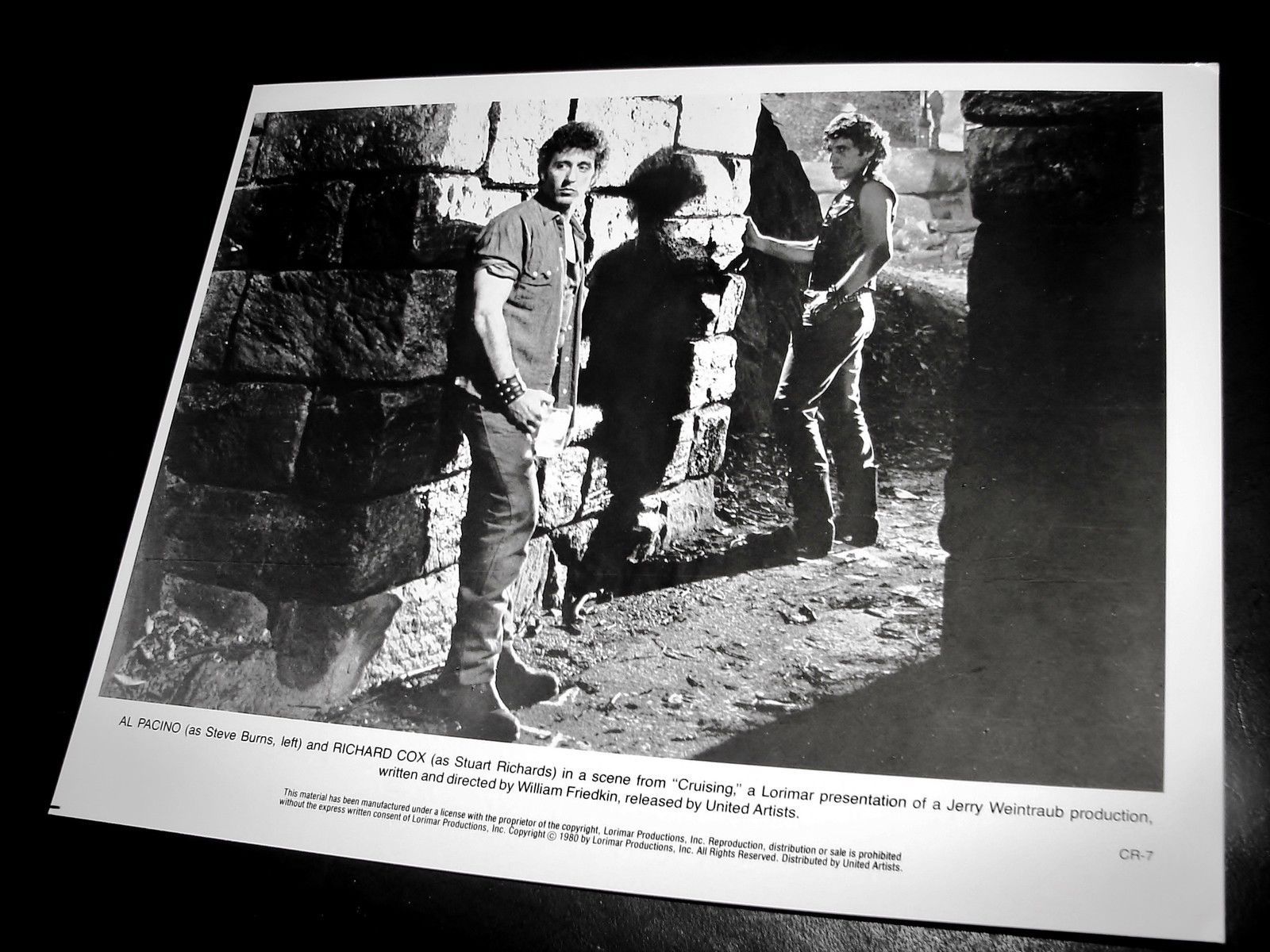 1980 CRUISING William Friedkin Movie Press Photo Al Pacino Richard Cox ...