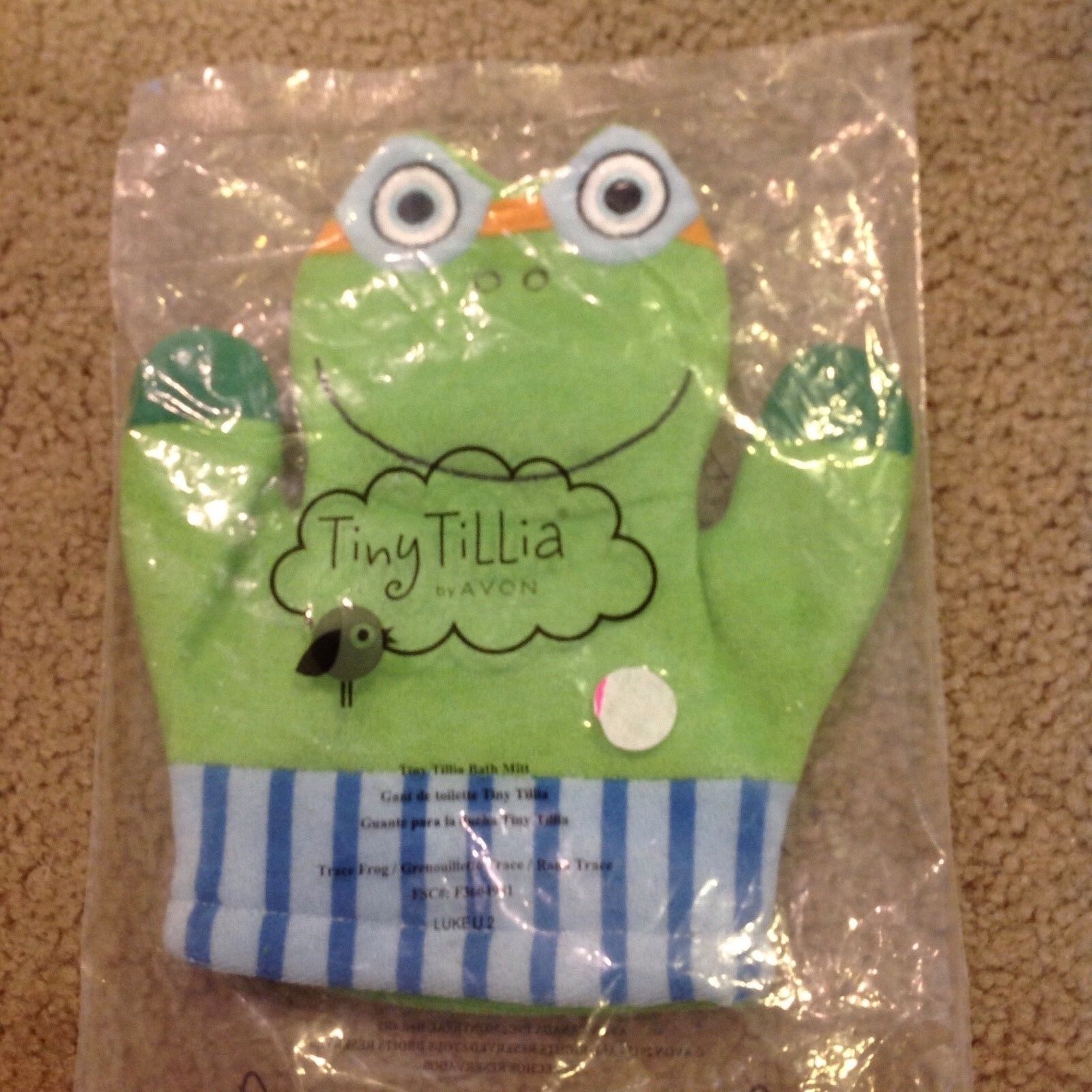 Avon Tiny Tillia Fog Froggy Ribbit Hand Puppet NEW Sealed - 1970-Now