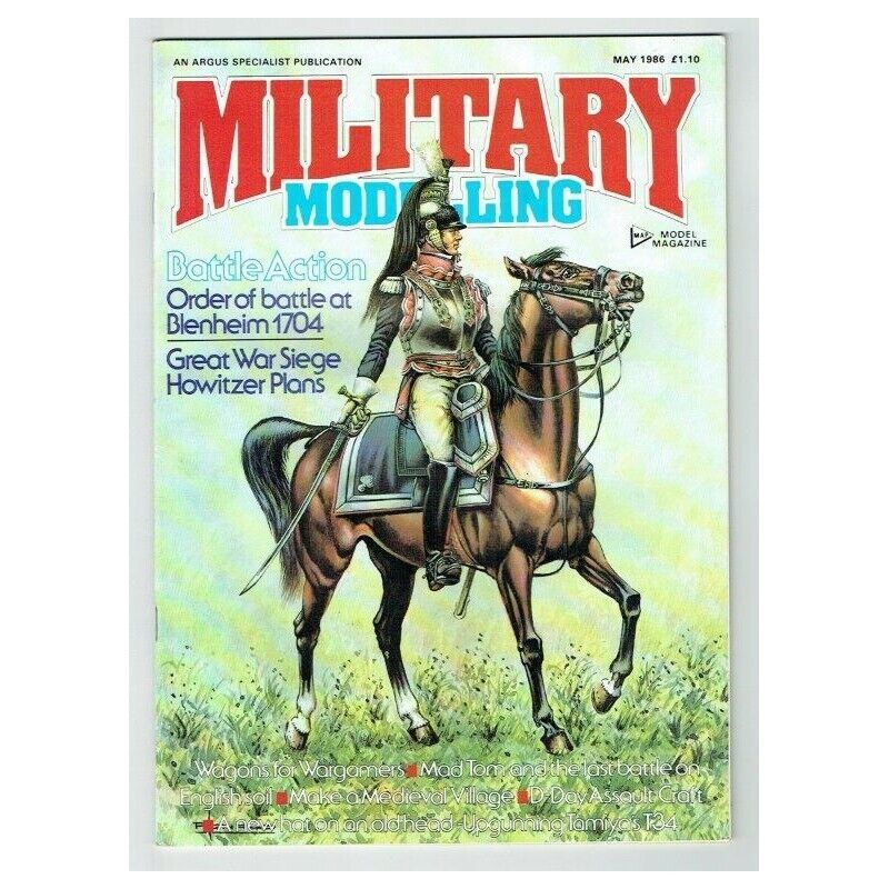 Military Modeling Magazine May 1986 mbox2759 Howitzer Plans - Magazines