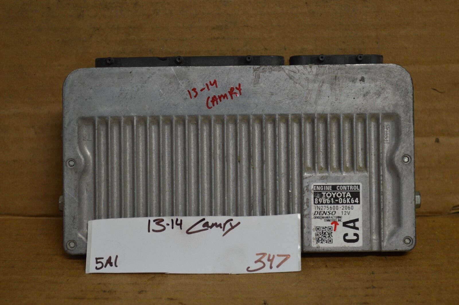 2012-2014 Toyota Camry 2.5L Engine Control Unit ECU 8966106K64 Module ...