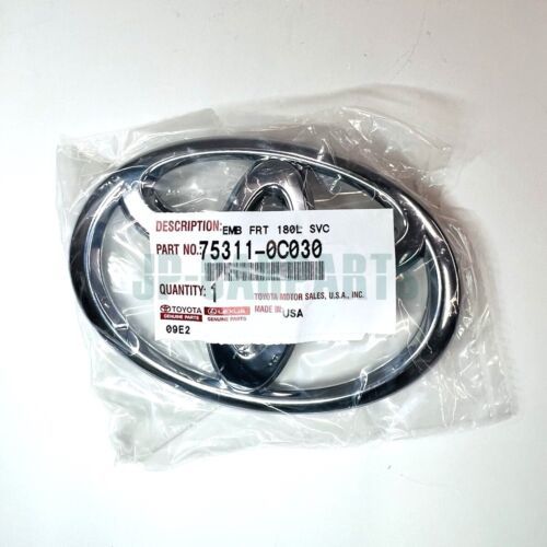GENUINE TOYOTA FRONT PANEL EMBLEM 75311-0C030, TACOMA/TUNDRA/SEQUOIA ...