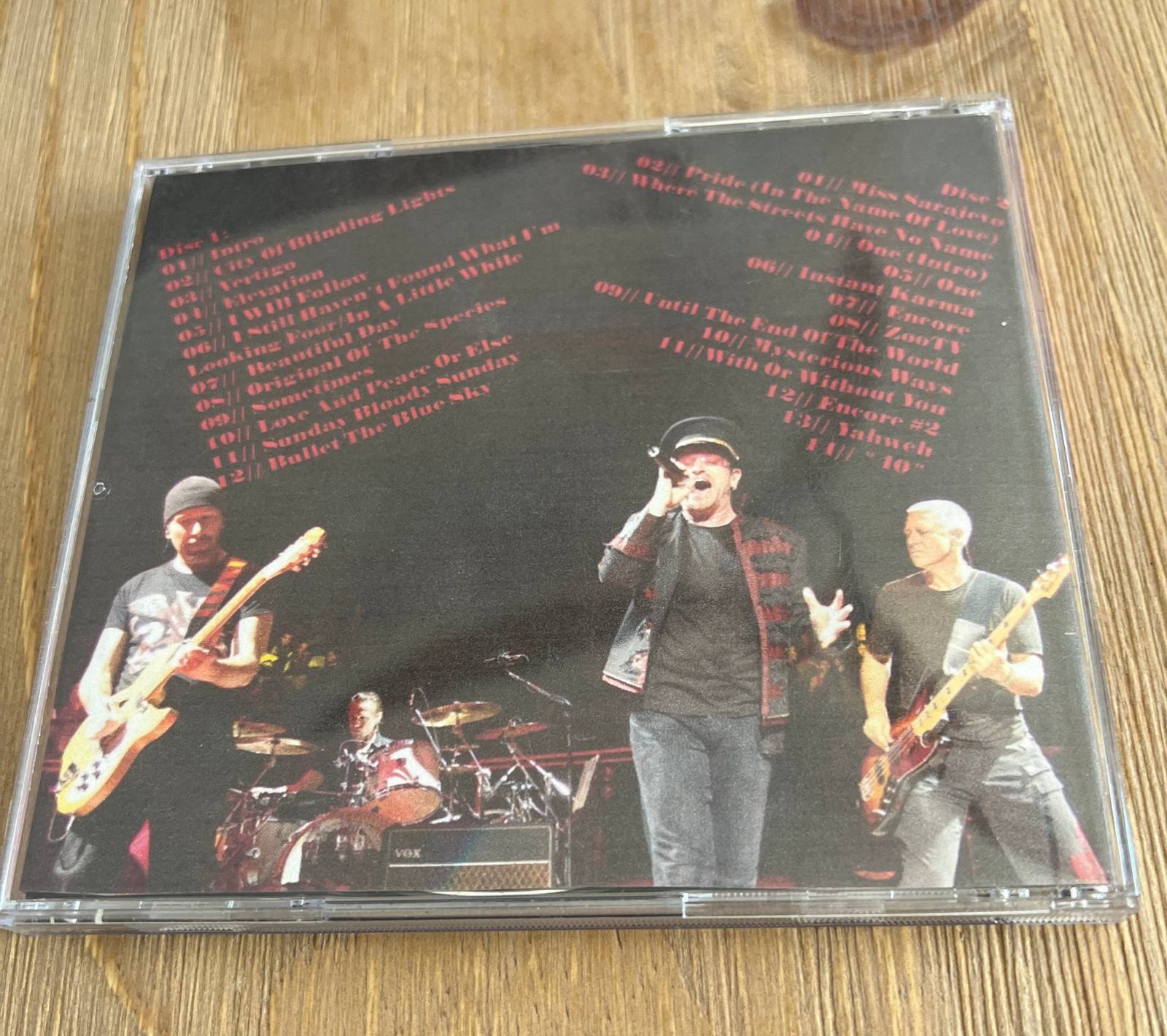 U2 Live in Concert on 12/19/05 (2 CD Set) Rare FM Radio Radio Broadcast ...