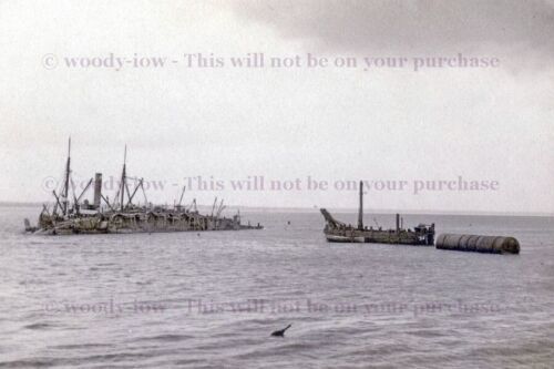 rp13685 - Wrecked Royal Navy Warship - HMS Gladiator - print 6x4 - Other