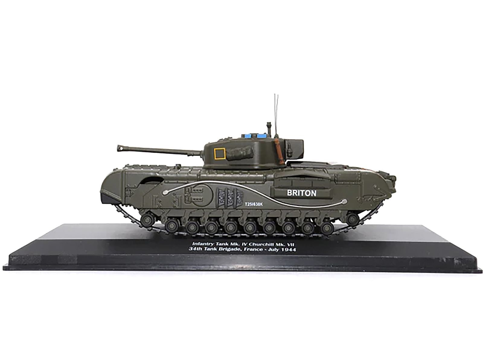 Infantry Tank Mk. IV Churchill Mk. VII Briton Diecast Model Figure ...