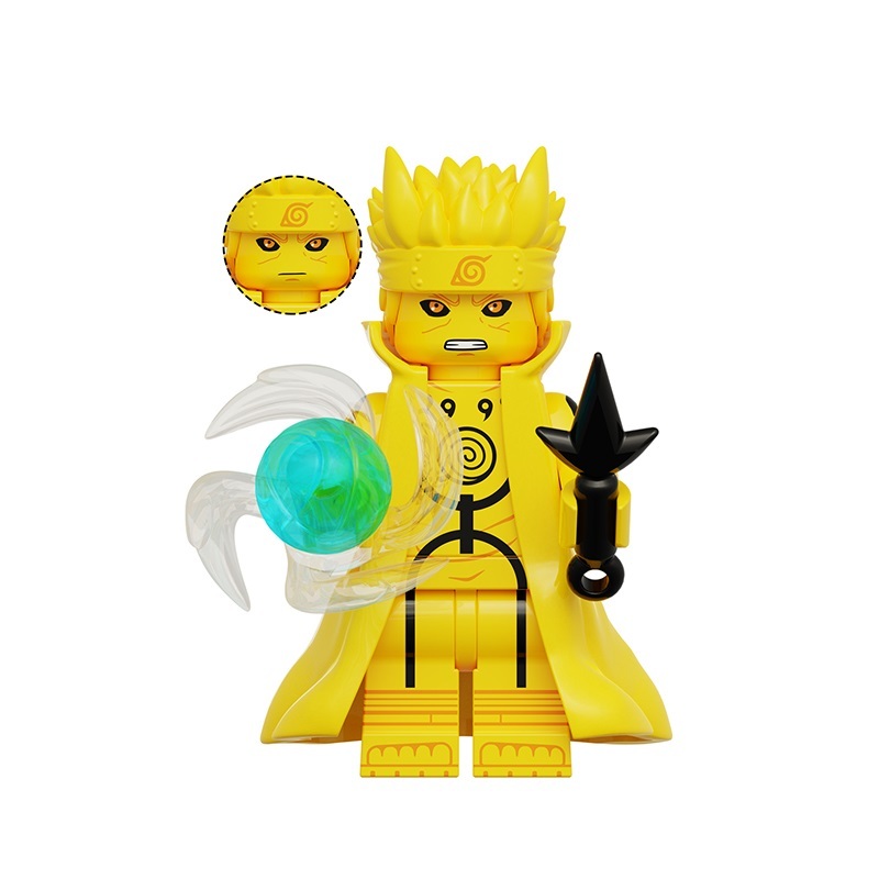 Naruto Series Minato Kurama Mode Minifigures Weapons and Accessories ...