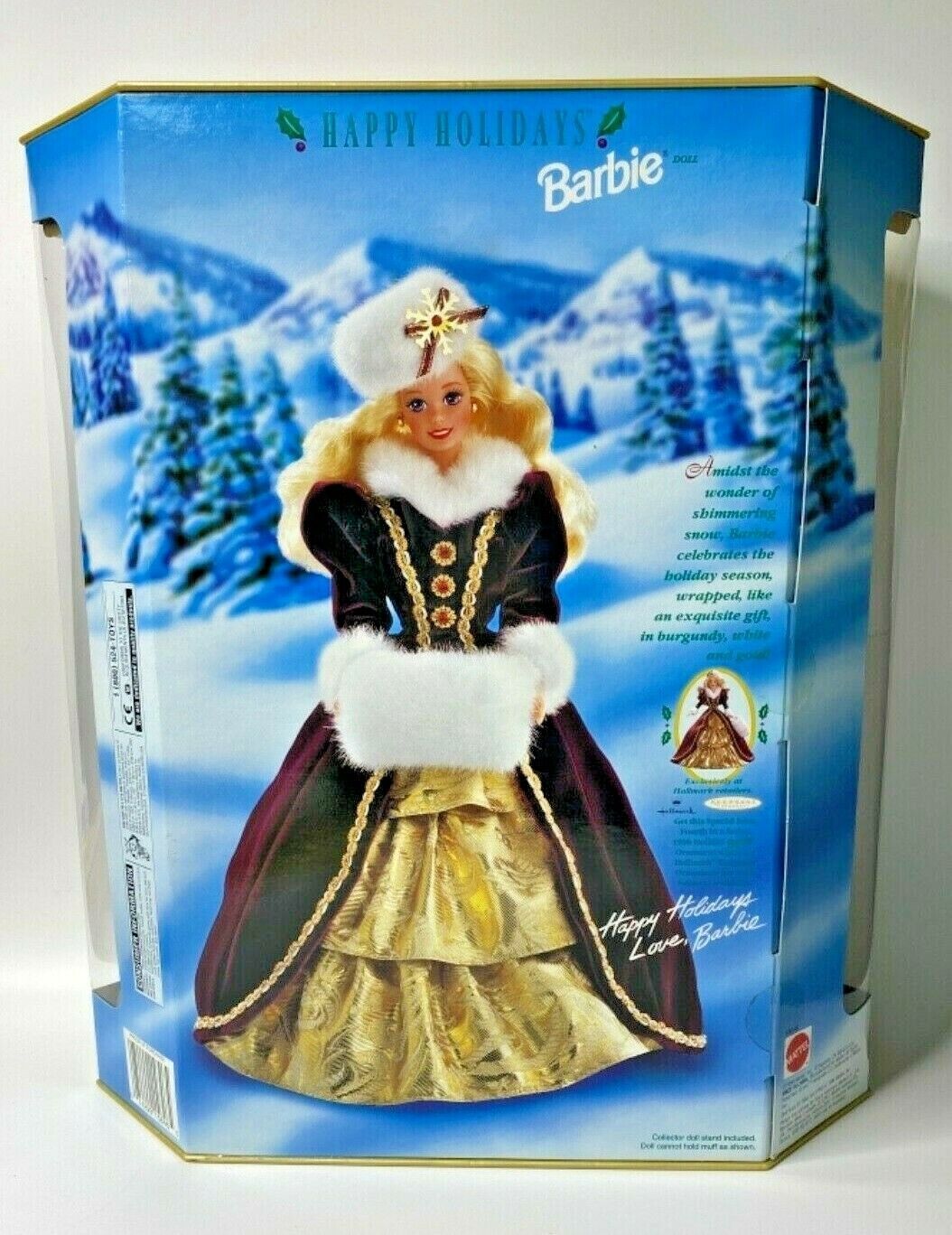1996 Happy Holidays Barbie Special Edition NIB - Dolls & Doll Playsets