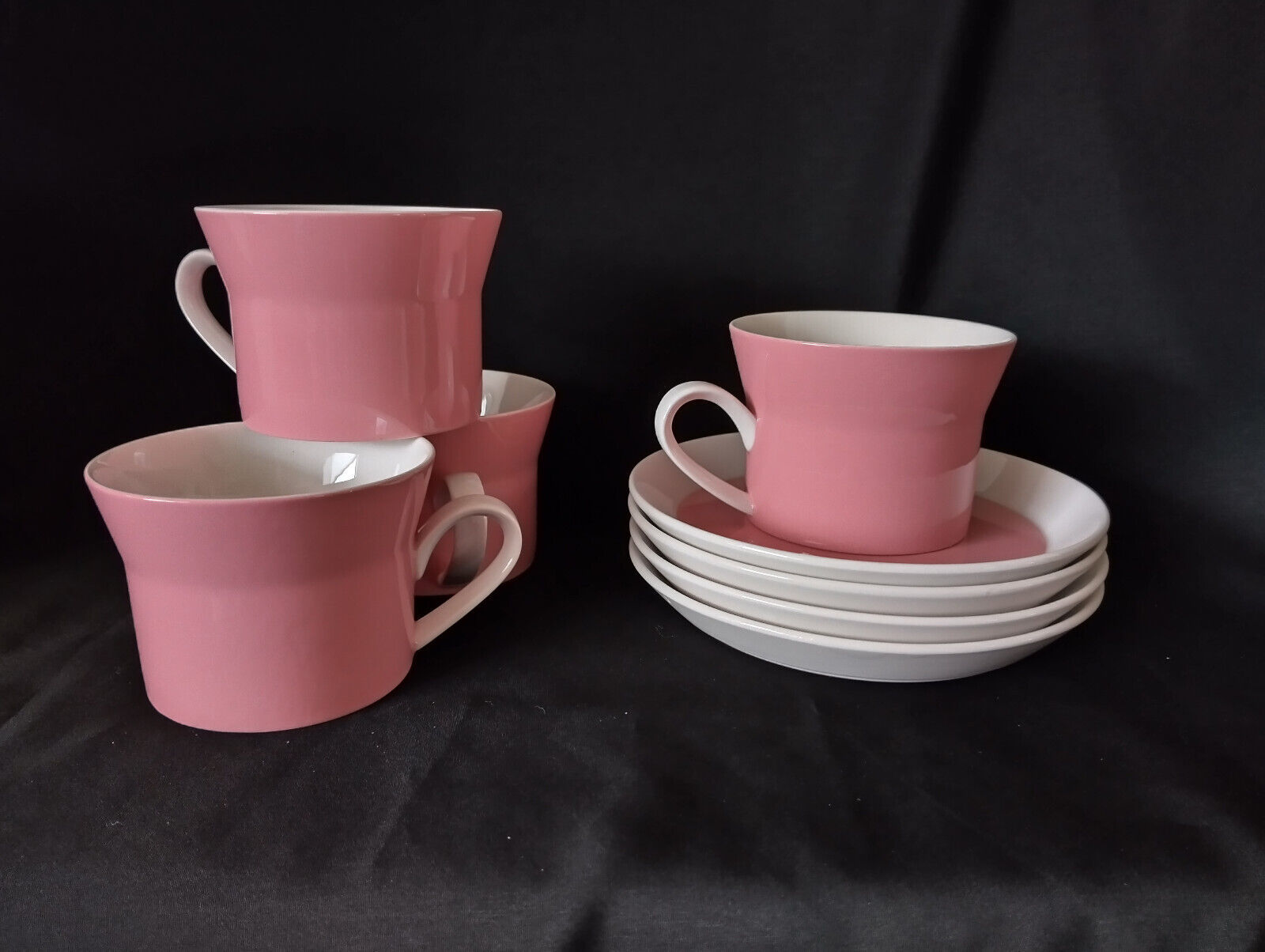 Mikasa Duplex Pink Set of 4 Flat Cups and and 43 similar items