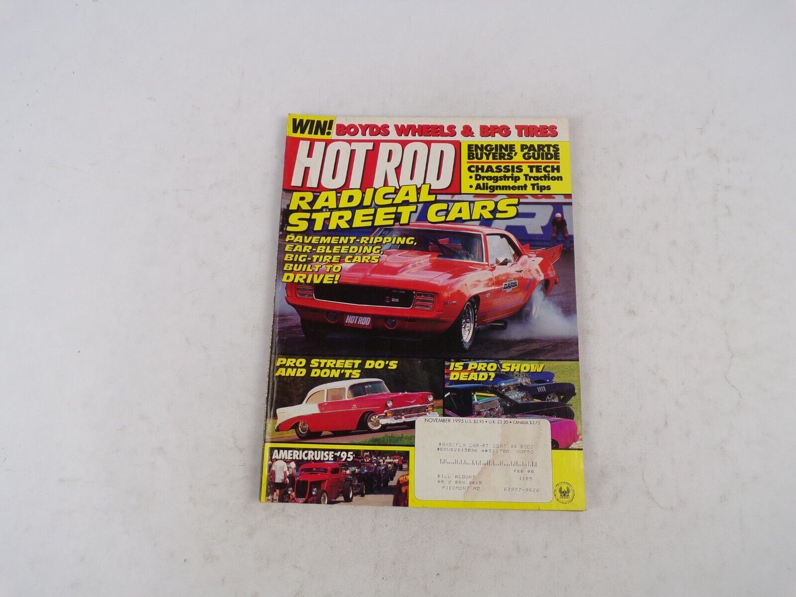 November 1995 Hot Rod Radical Street Cars Pavement-Ripping,Ear-Bleeding ...