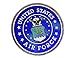 U.S. Air Force USAF Reflective Decal Bumper Sticker 12" - Other Vintage ...