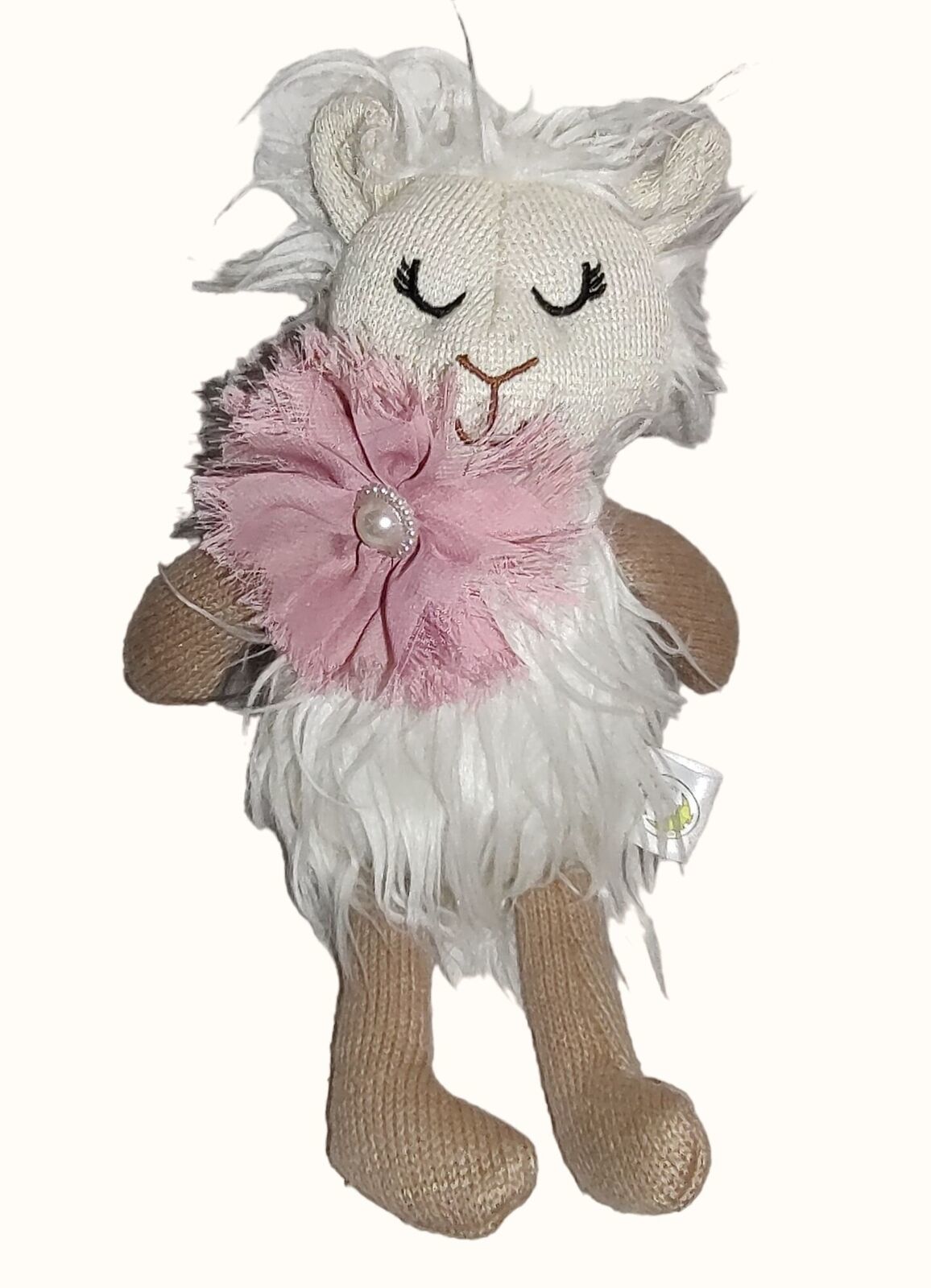 Animal Adventure Sheep Lamb Llama Woolly Plush Stuffed Toy White 12 ...